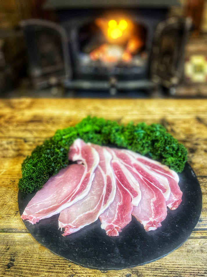 Dry Cured Back Bacon – Albion Farm Online Butchers & Deli