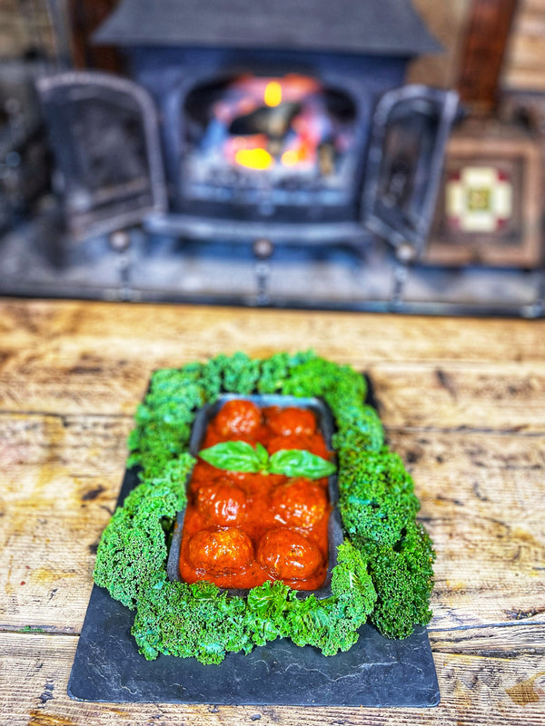 Beef Meatballs in Tomato Sauce – Albion Farm Online Butchers & Deli